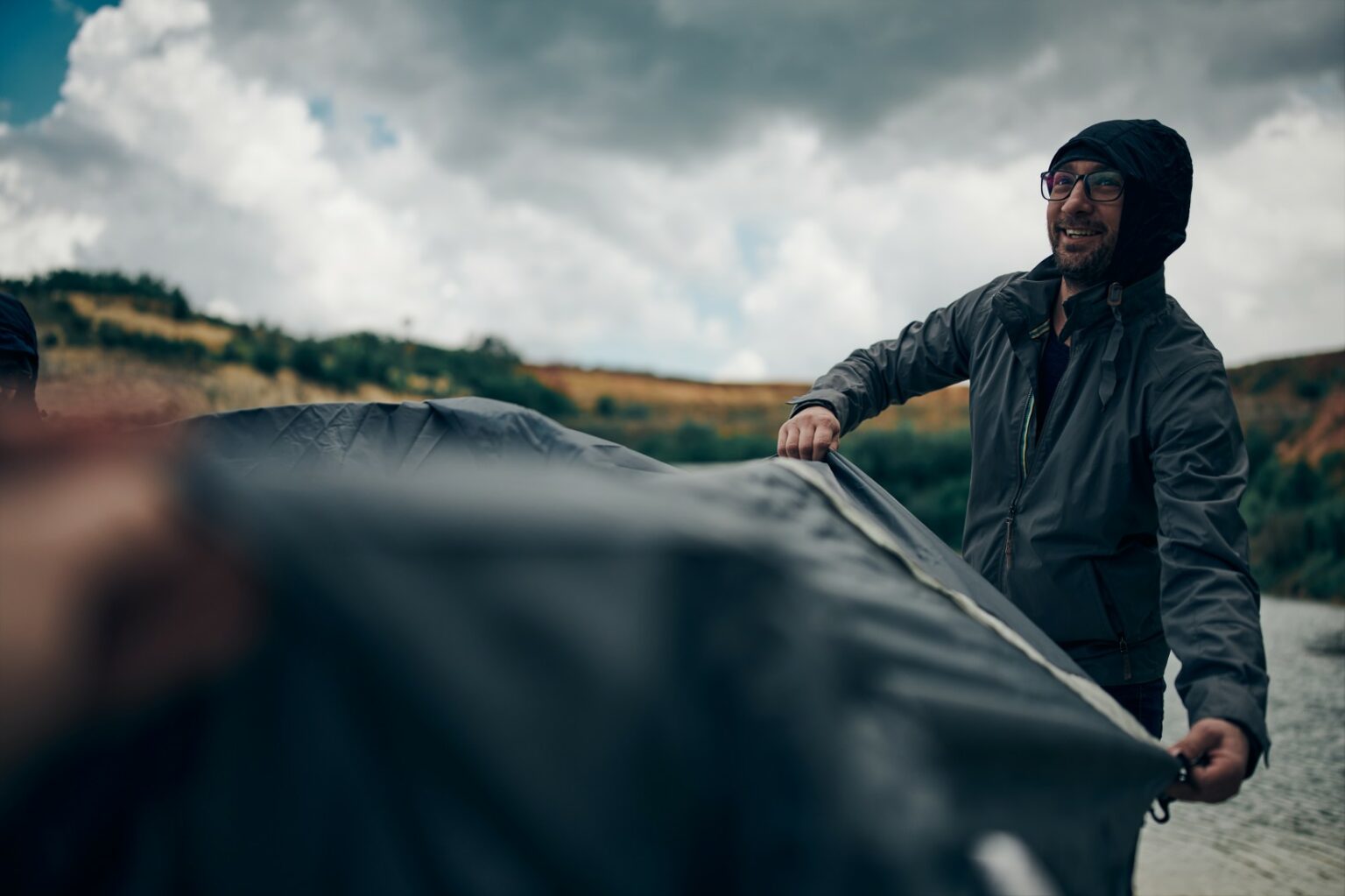 You can enjoy camping in the rain as much as in the sun, enthusiast ...
